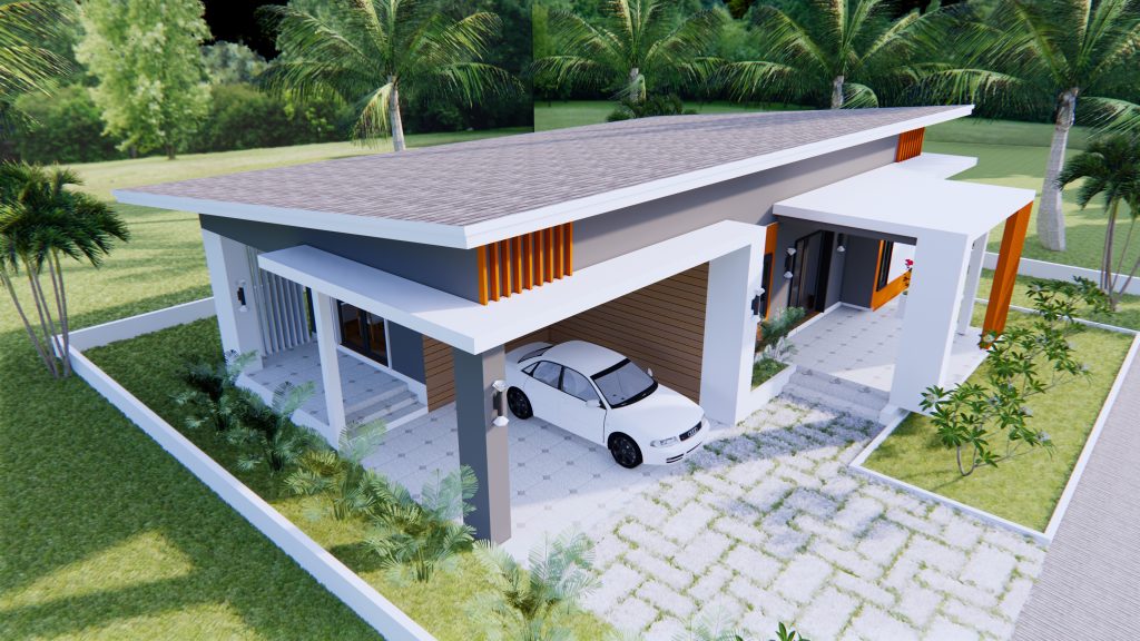 House Design 3d 16x12 Meter 52x39 Feet 3 Bedrooms - House Design 3D