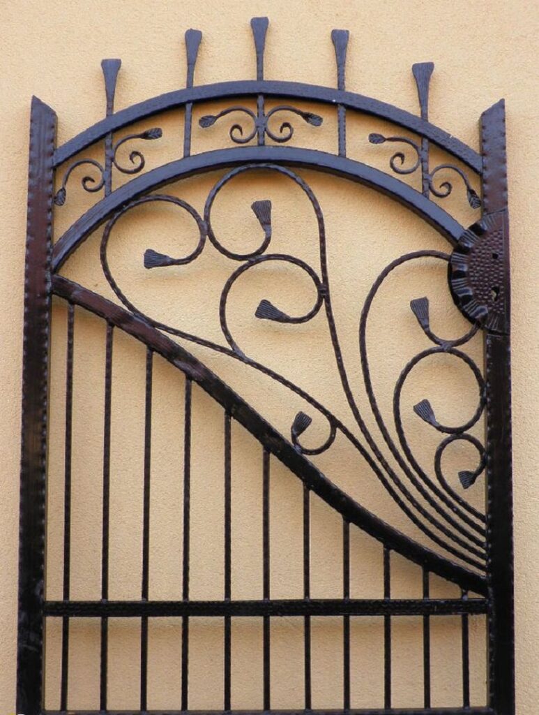 Iron Gate Design 30 small iron gates for your home - House Design 3D