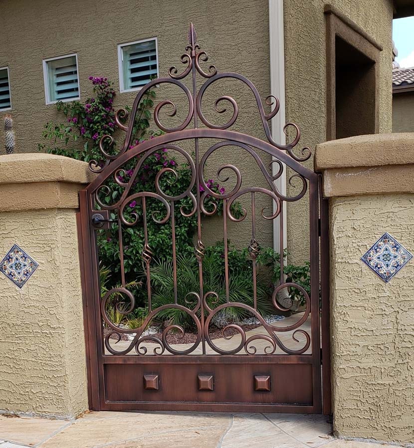 Iron Gate Design 30 small iron gates for your home - House Design 3D