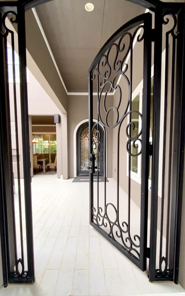 Iron Gate Design 30 small iron gates for your home - House Design 3D