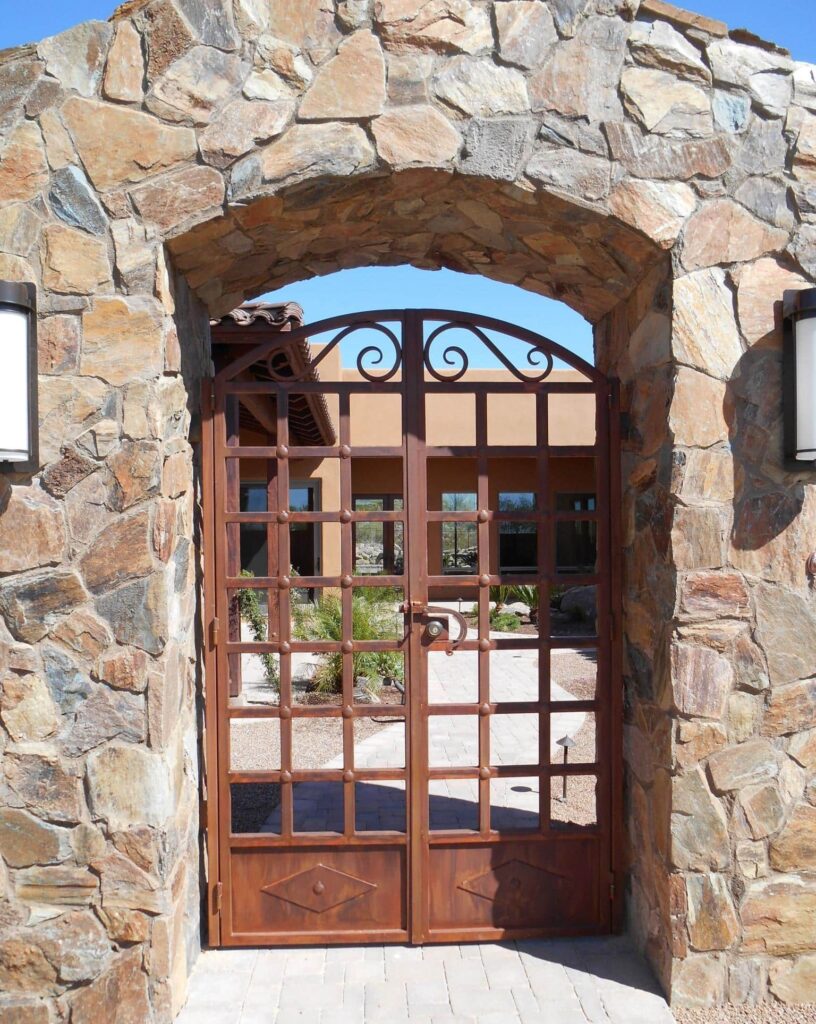 Iron Gate Design 30 small iron gates for your home - House Design 3D