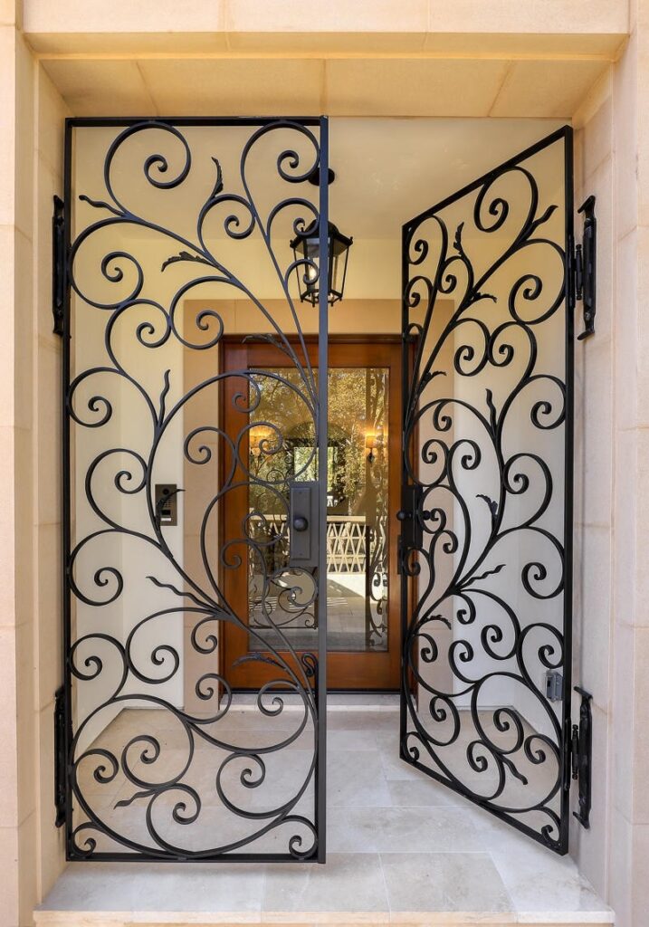 Iron Gate Design 30 small iron gates for your home - House Design 3D